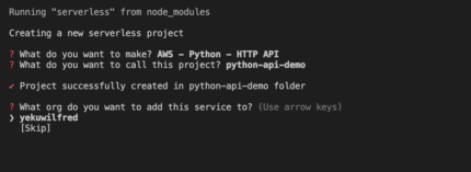 How To Build Python Lambda Functions Using Serverless Framework