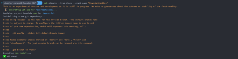 Migrating Resources To Aws Cdk Using Cdk Migrate Command 6352