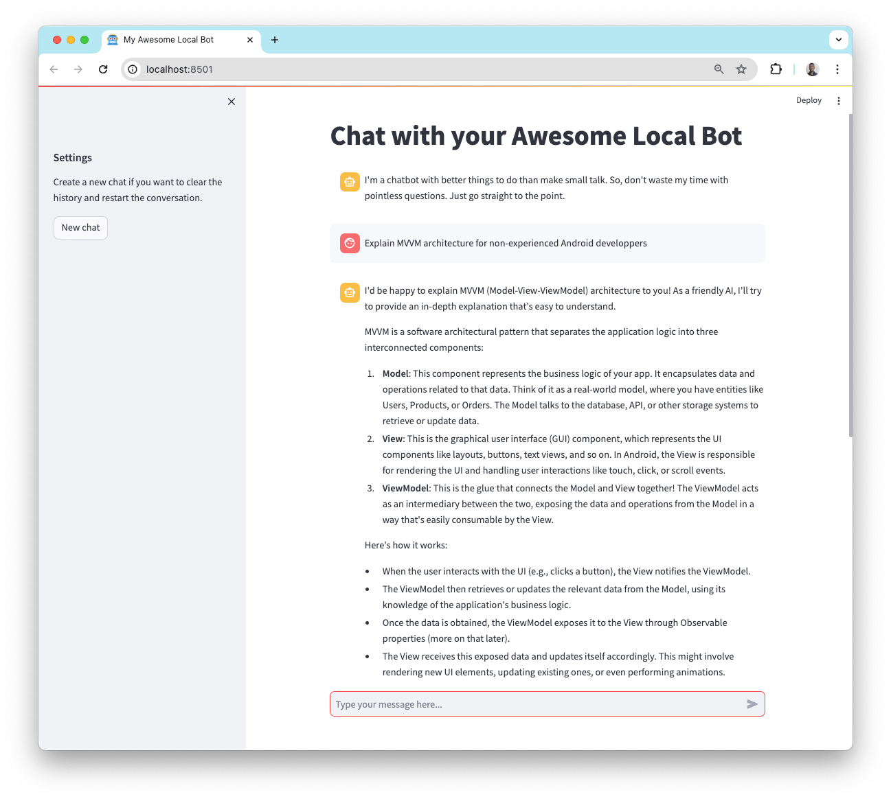 The Surprisingly Simple Way to Build Your Own Local "ChatGPT"
